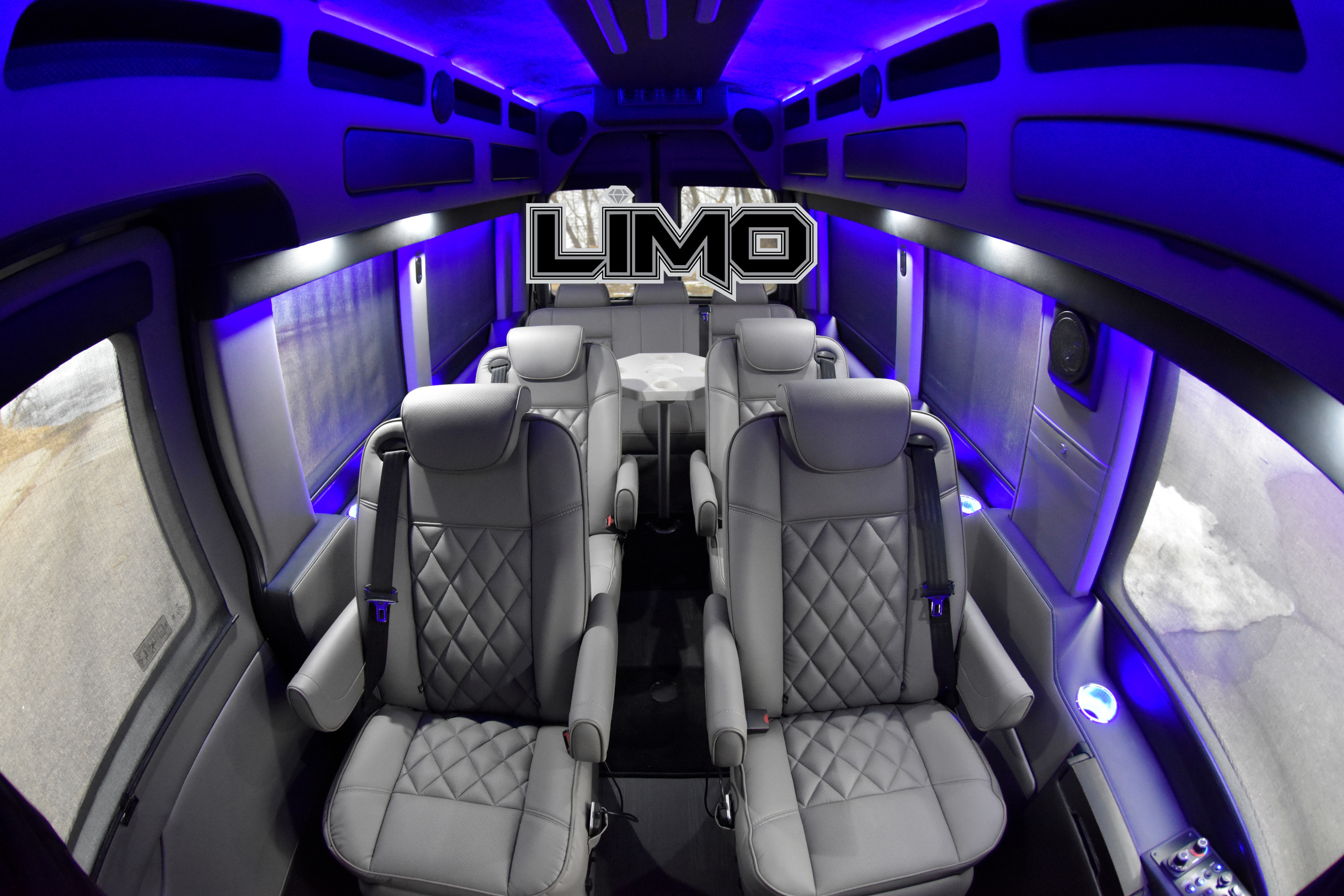 Inside Limousine Van